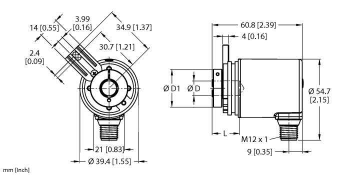 Encoder rotativ absolut - Multi-tură
